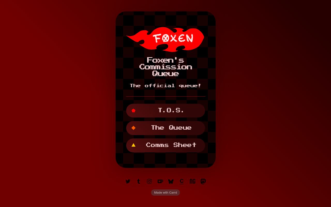 Foxen's Commission Queue